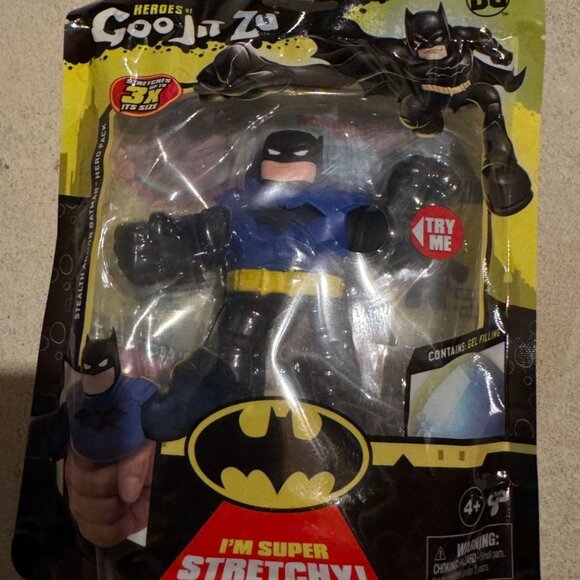 Toys | Heroes Of Goo Jit Zu Dc Comics Stealth Armor Batman Hero Pack Stretchy Figure Ne | Poshmark